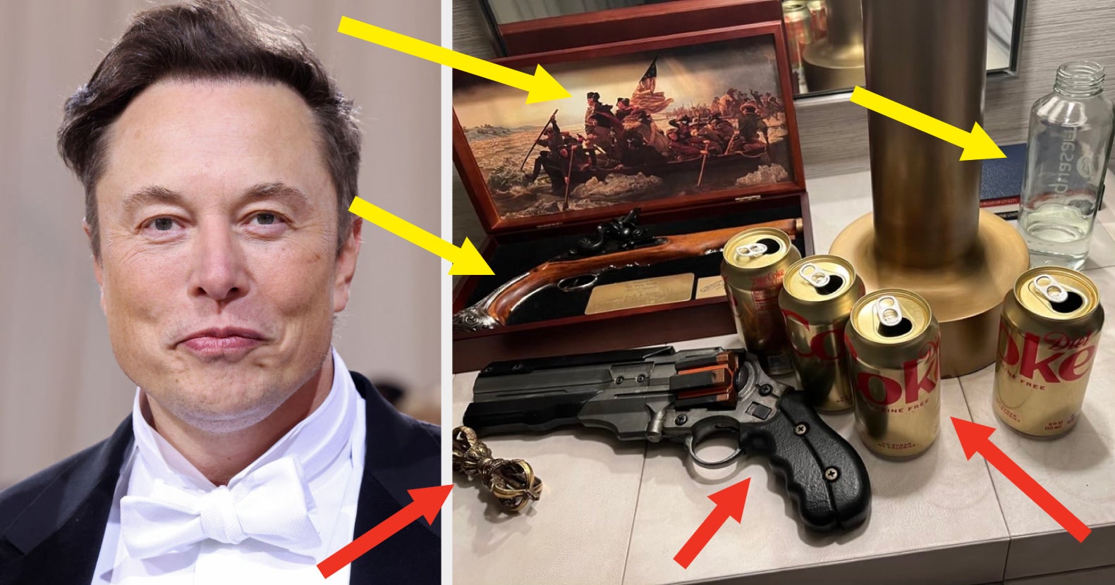 Elon Musk Shared His Bedside Table And It's Now A Meme