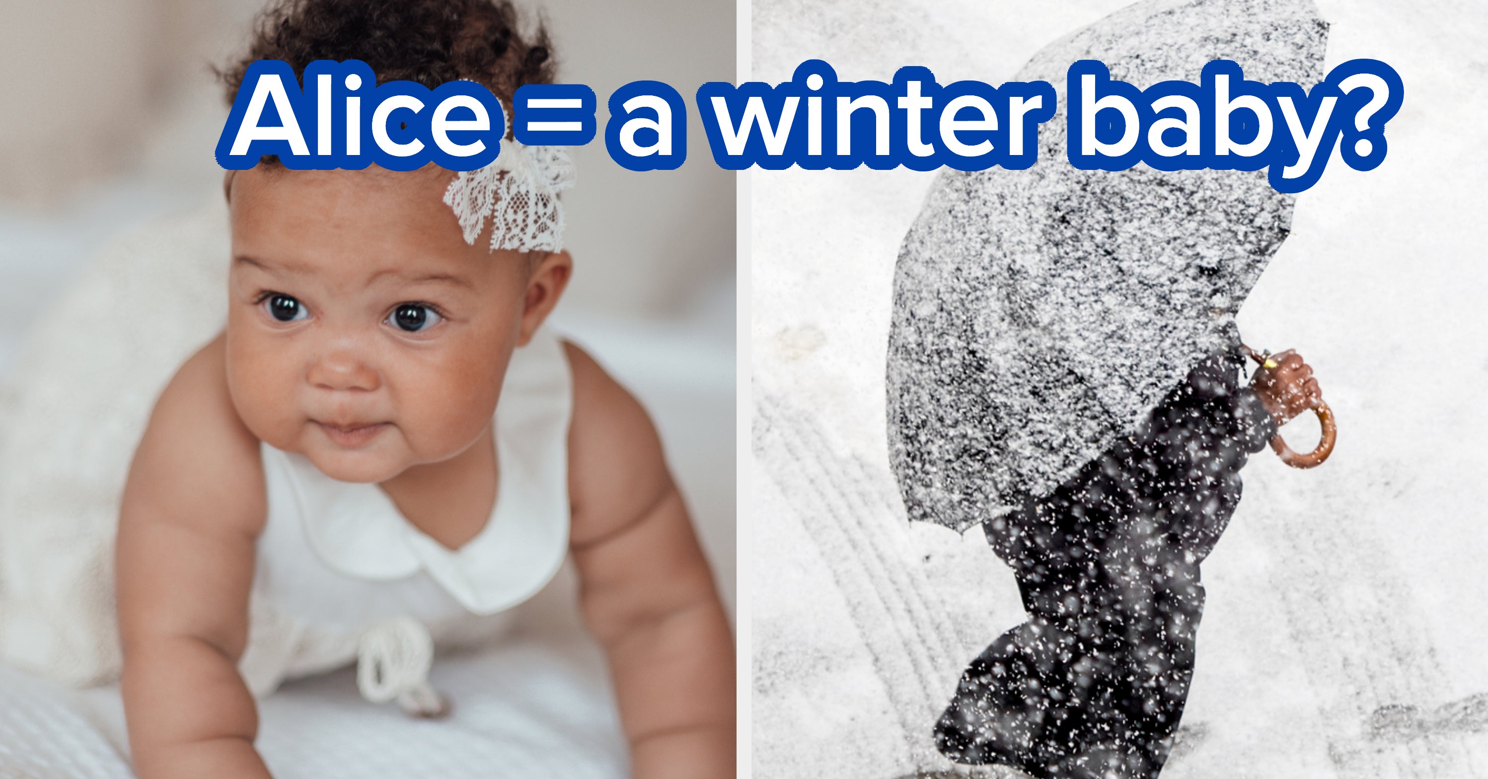 Name These Babies To Reveal The Season You'll Have A Kid In