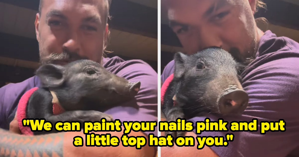 Jason Momoa Took Home A Wild Pig And Wants To Paint Its Nails, And That ...