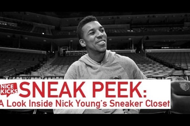 Nice Kicks Presents A "Sneak Peek" Inside Nick Young's Sneaker Closet ...