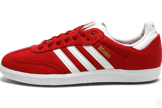 Kicks of the Day: adidas Originals Samba "Light Scarlet/White" | Complex