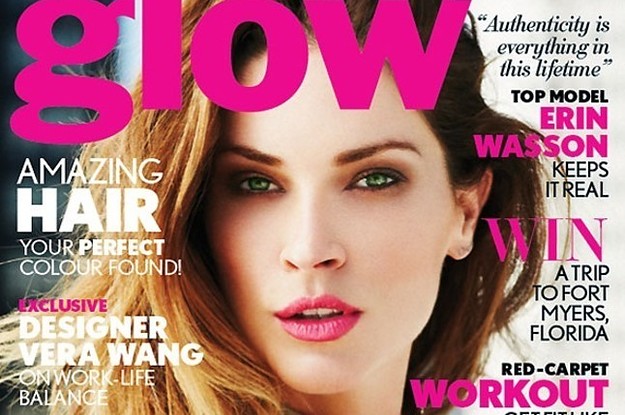 Erin Wasson Is a Major Beauty on the Cover of Glow Magazine by Billy ...