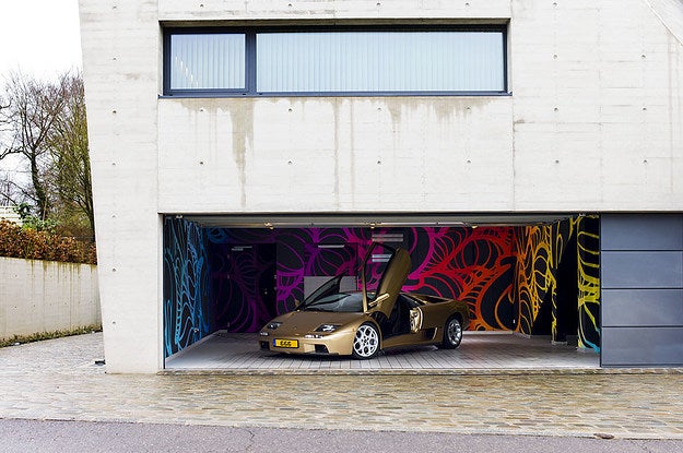 INSA Shares GIF of Mural for Private Art Collector's Garage | Complex