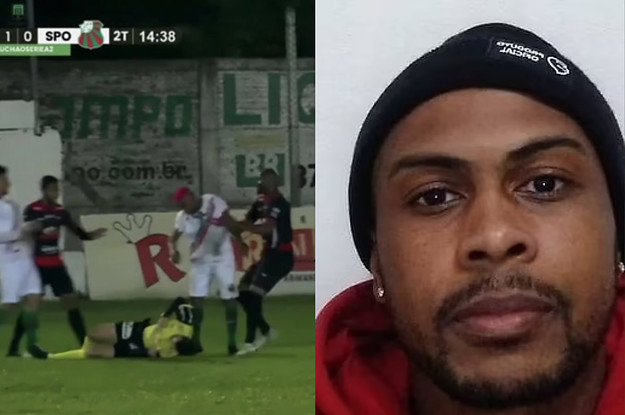 Brazilian Footballer William Ribeiro Charged With Attempted Murder After Kicking Referee In The ...