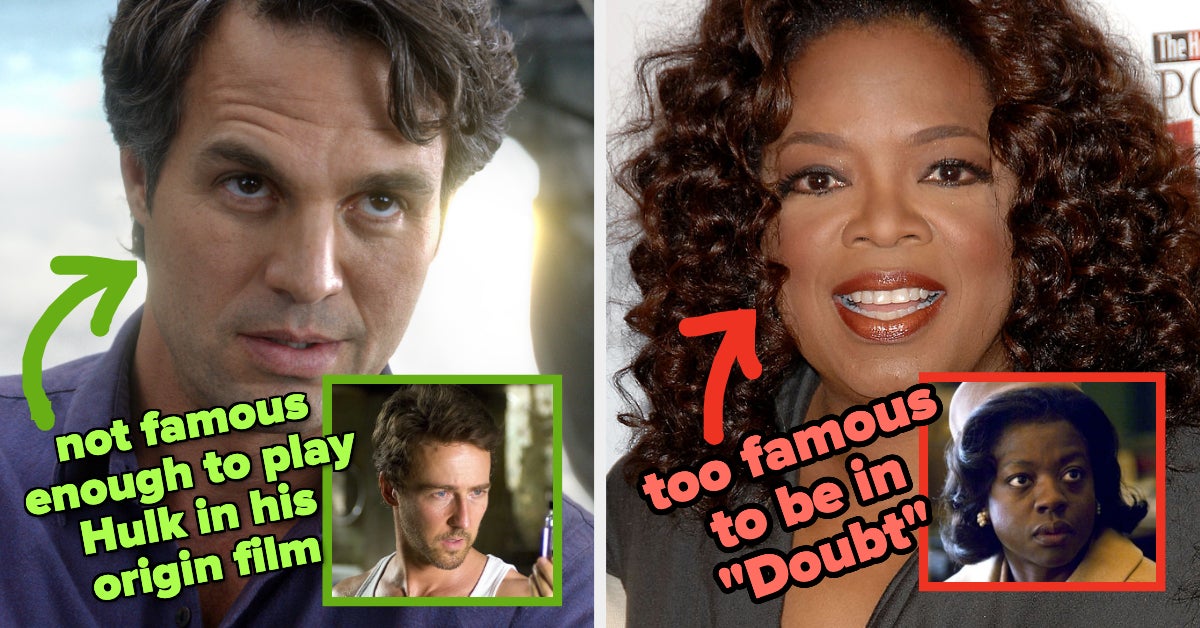 19 Actors Who Were Too Famous Or Not Enough For A Role