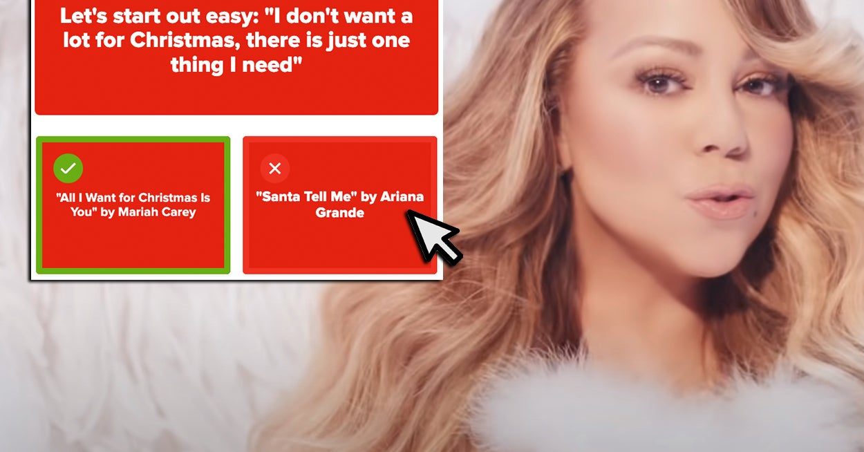 Match Lyrics To Christmas Song Quiz