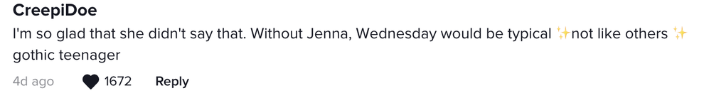 Jenna Ortega Revealed "Wednesday's" Original "Cringe" Script