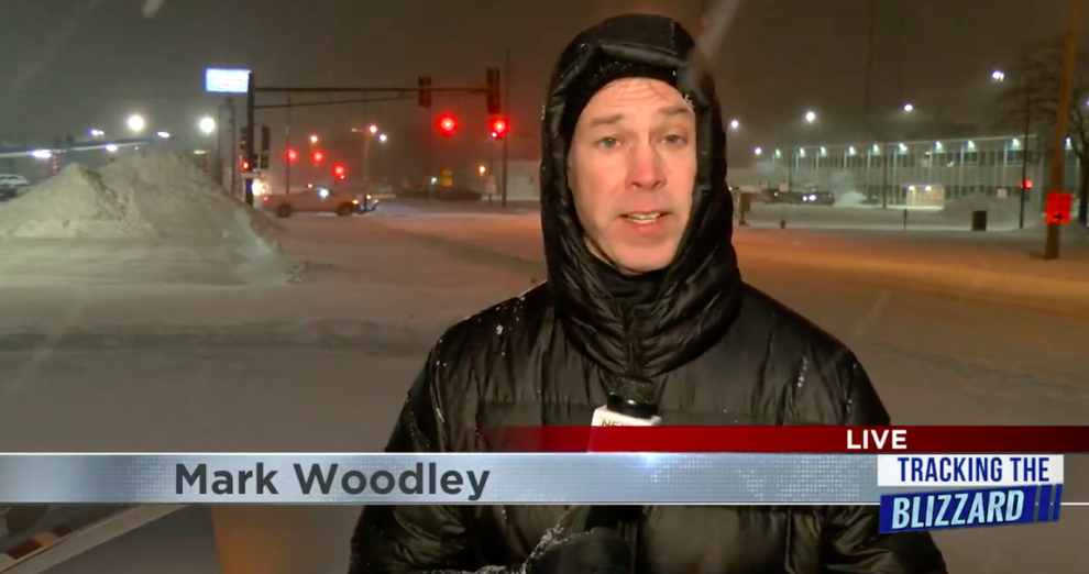 A Sports Reporter Covering The Weather Is Going Viral