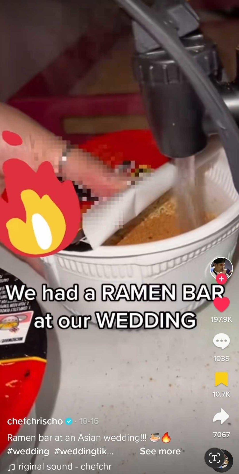 Korean American Chef Chris Cho Creates Ramen Bar For His Wedding