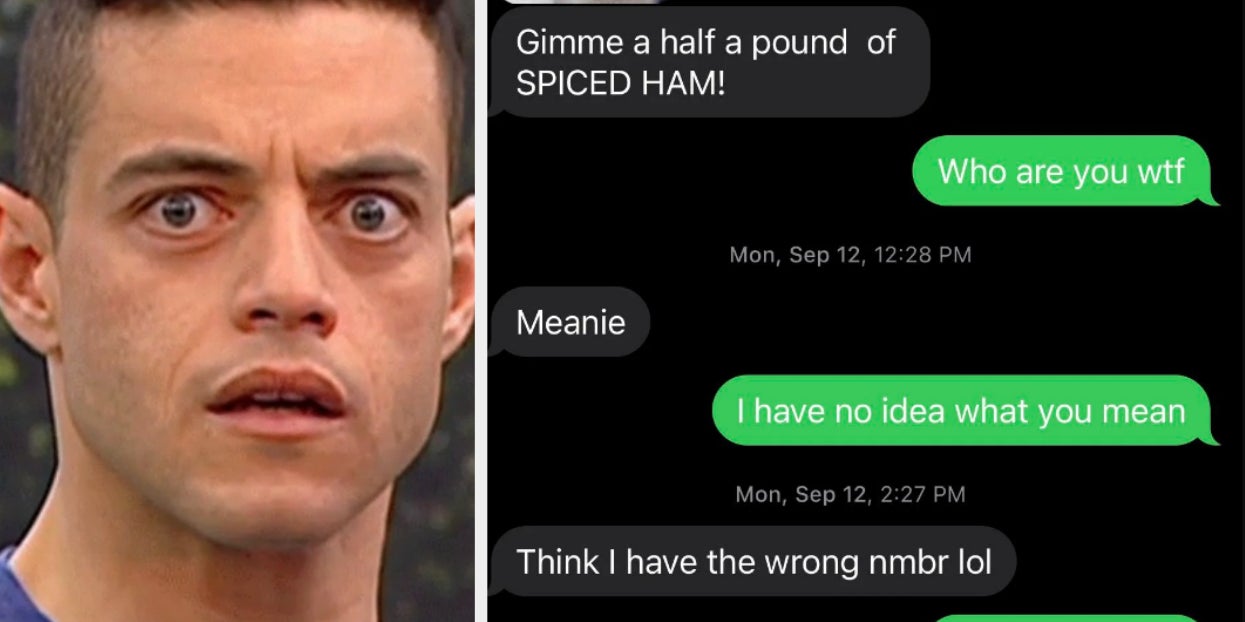 hilarious wrong number texts