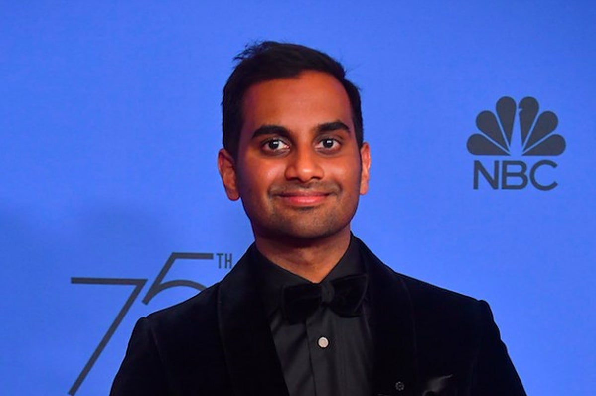 Aziz Ansari Happy Face