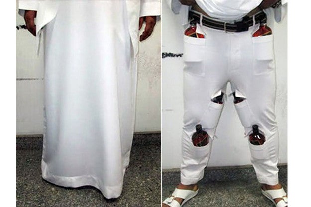 Man Wears Next Level Custom Pants To Smuggle Booze, Still Gets Busted ...
