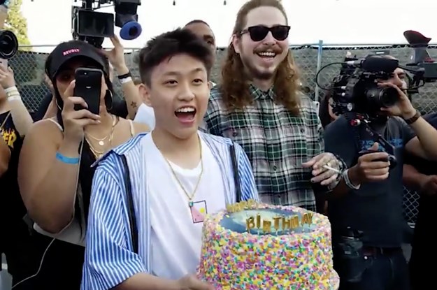 Post Malone Surprises Rich Chigga With a Gospel Choir for His Birthday ...