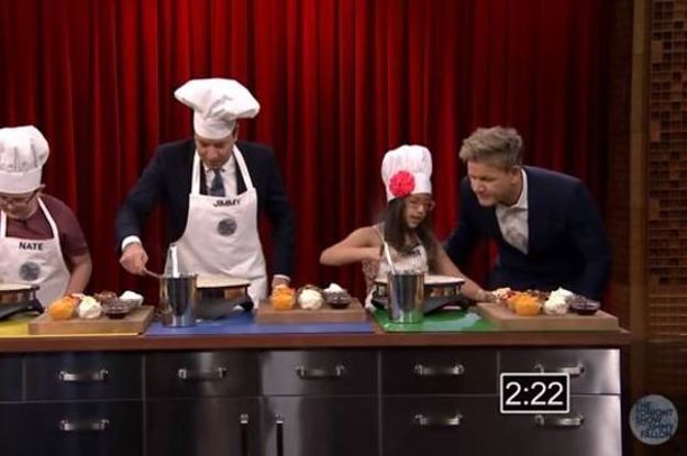 Gordon Ramsey Judges Jimmy Fallon in 'MasterChef Junior' Cook-Off | Complex