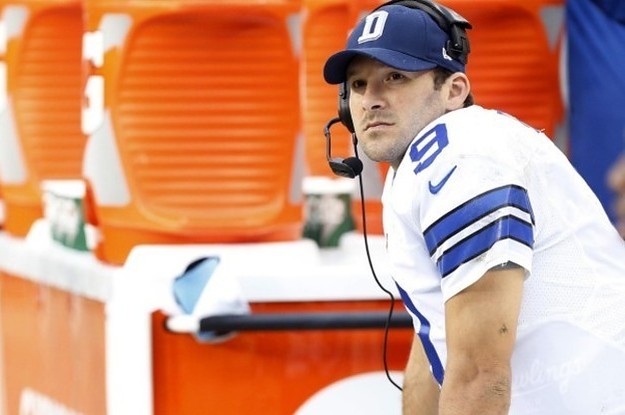 Tony Romo's Season Is Reportedly Over Due to a Back Injury (Updated ...
