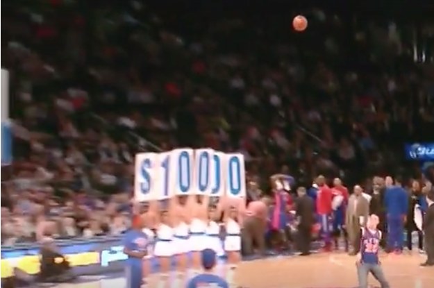 This Knicks Fan Is the Only Happy Knicks Fan Tonight After Hitting ...