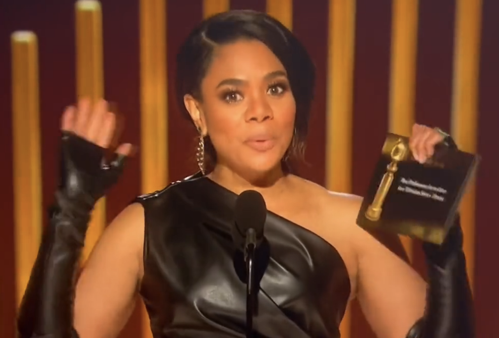 Regina Hall Goes Viral After Accepting Kevin Costner’s Golden Globe