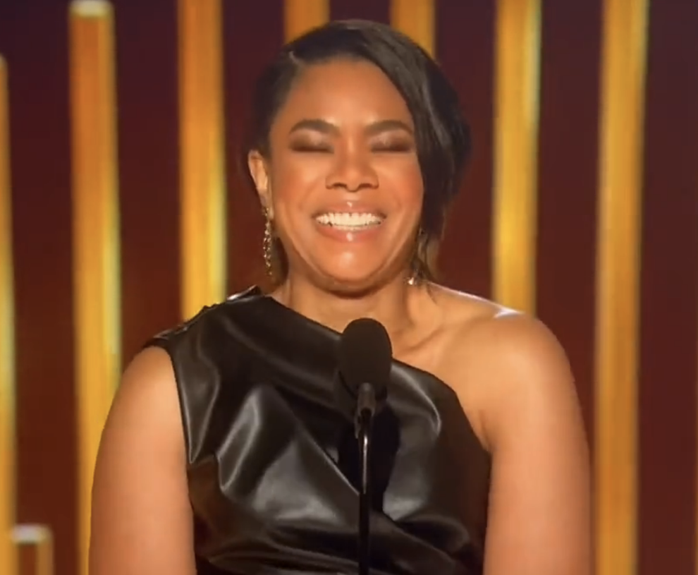 Regina Hall Goes Viral After Accepting Kevin Costner’s Golden Globe