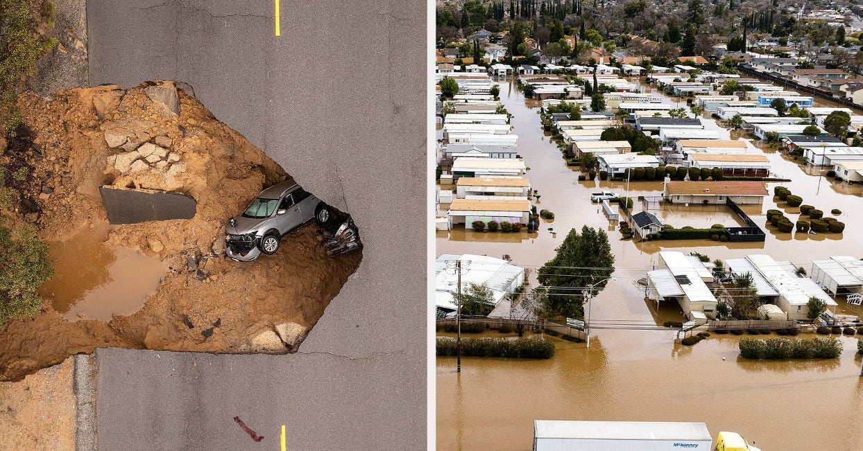 Aerial Images Show The Severe Damage Caused By Storms In California