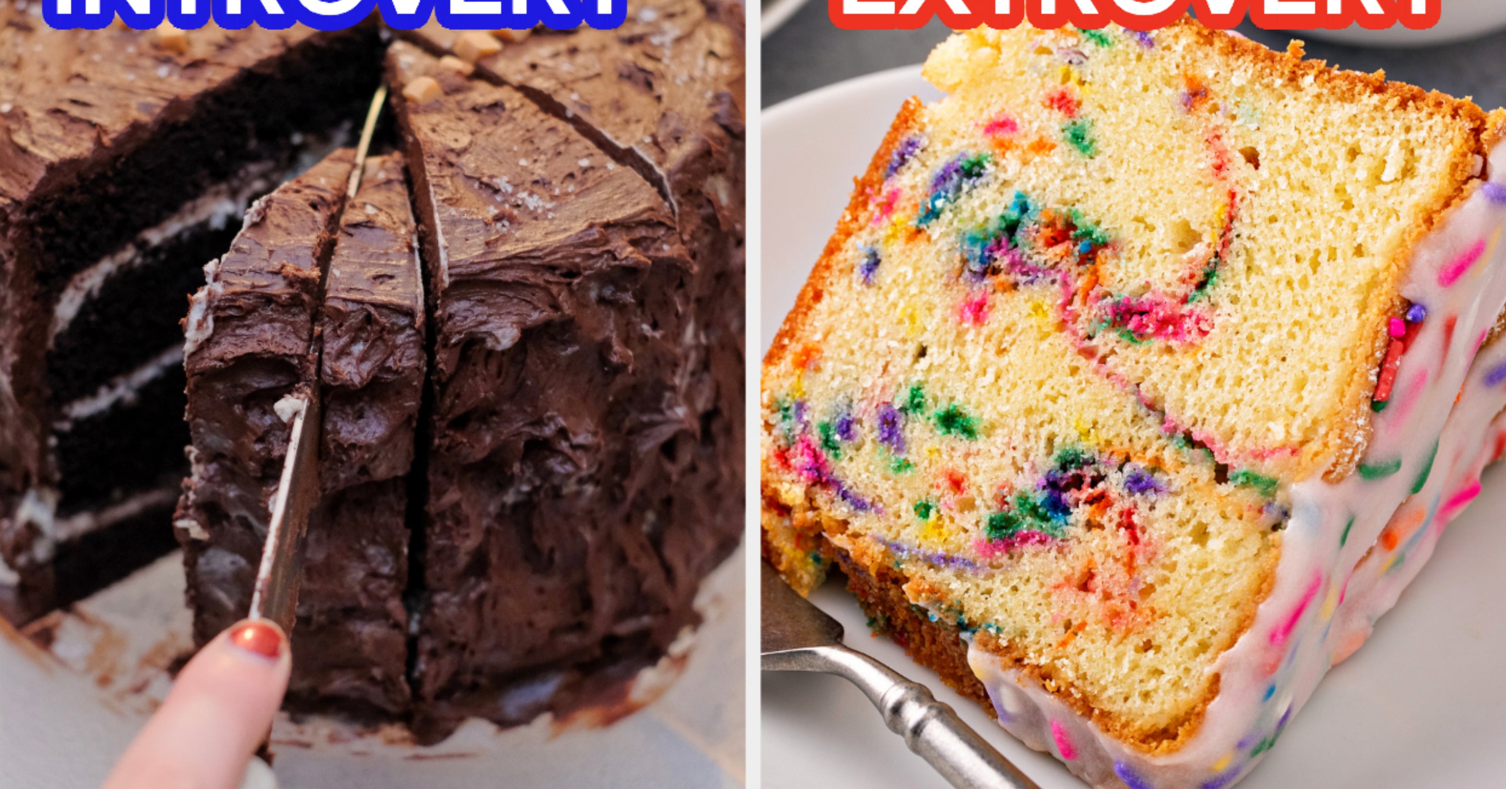 Introvert Extrovert Cake Quiz