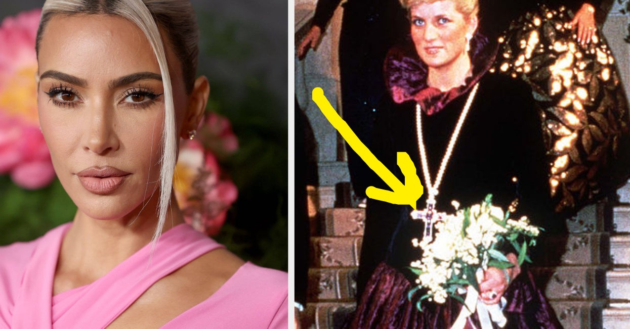 Kim Kardashian Buys Princess Diana's Cross Necklace - Entertainer.news