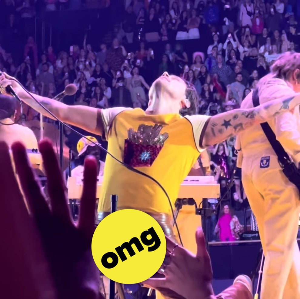 Harry Styles Rips Pants At Concert