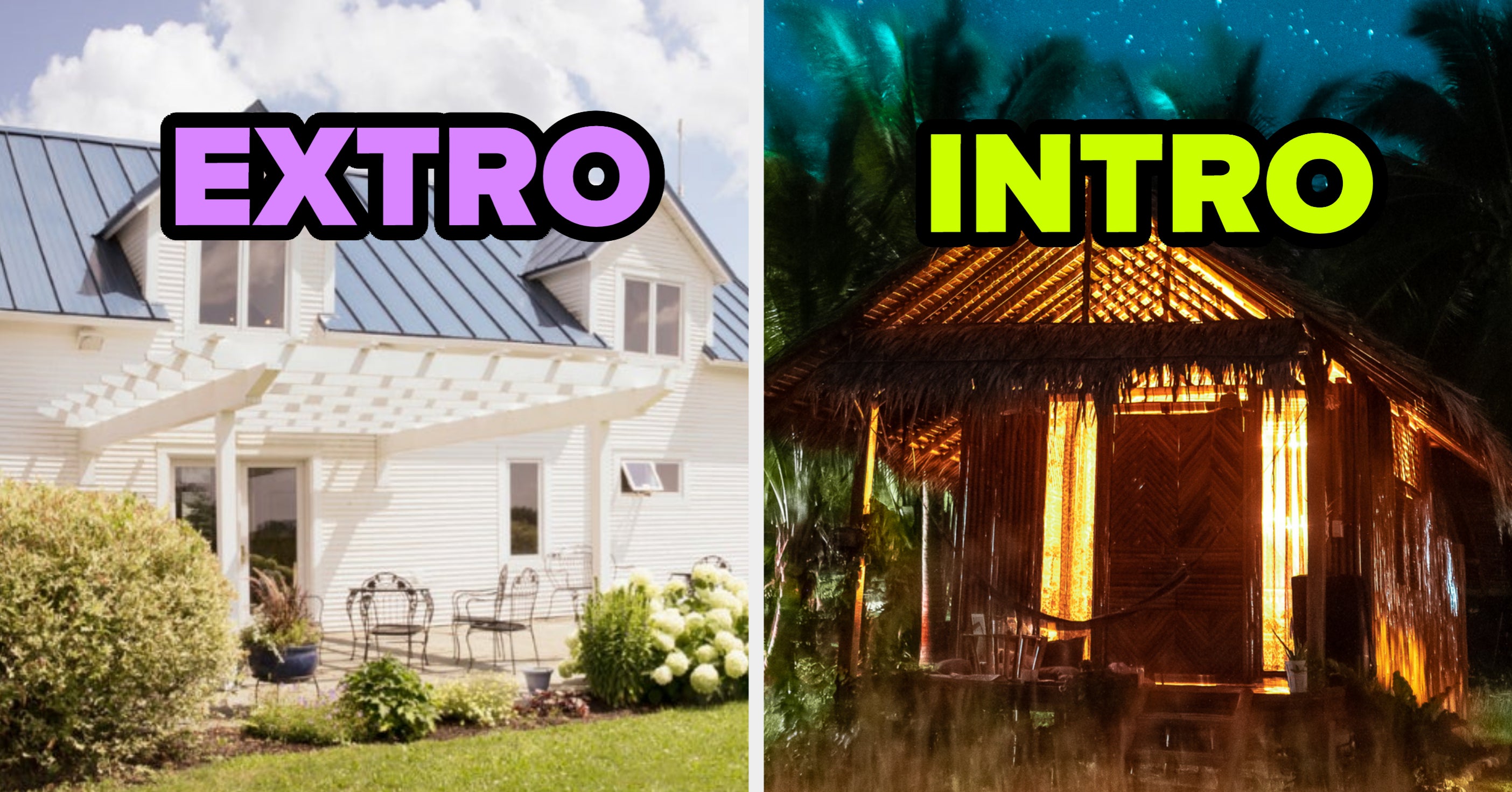 Build A House And I'll Totally Guess If You're An Introvert Or An Extrovert
