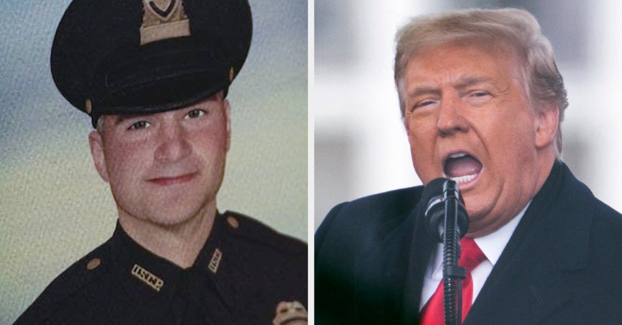 Capitol Police Officer Brian Sicknick's Estate Sues Trump, Jan. 6 Rioters