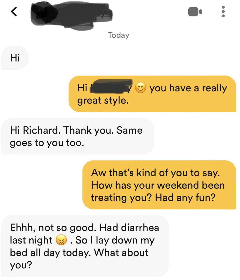 18 Bumble Screenshots Of Awkward And Bad Interactions