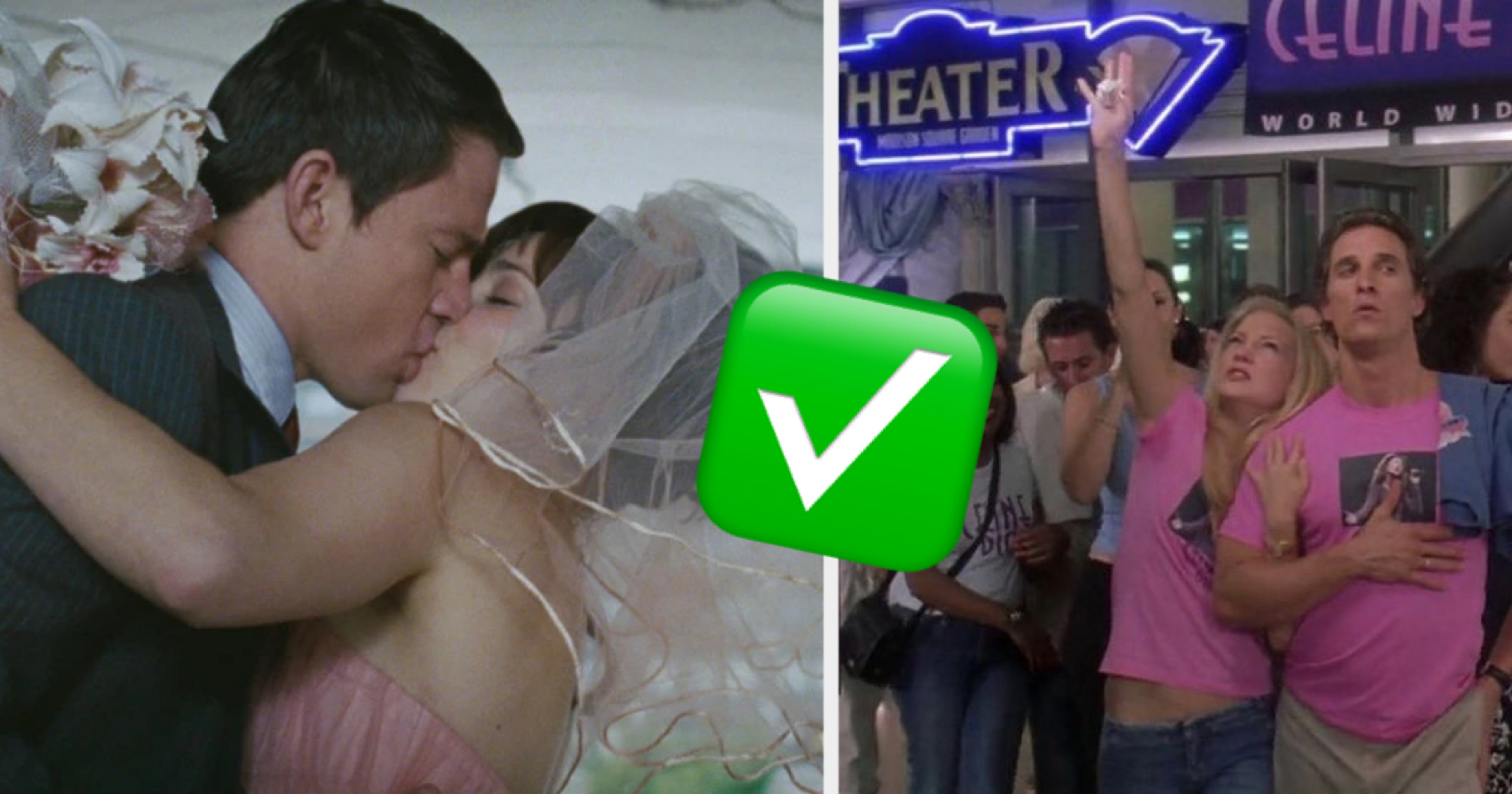 Favorite Romance Movies Checklist Quiz