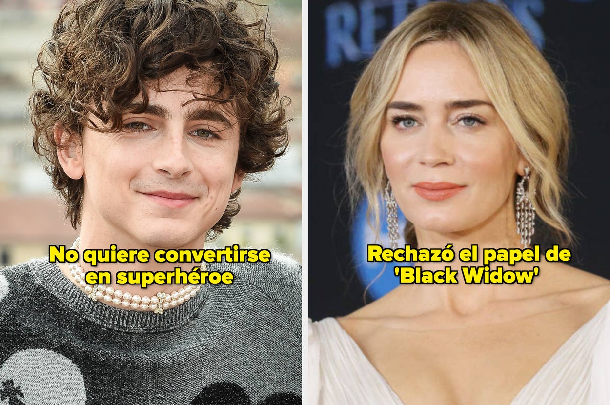 Famosos que le han dicho no a un papel en Marvel