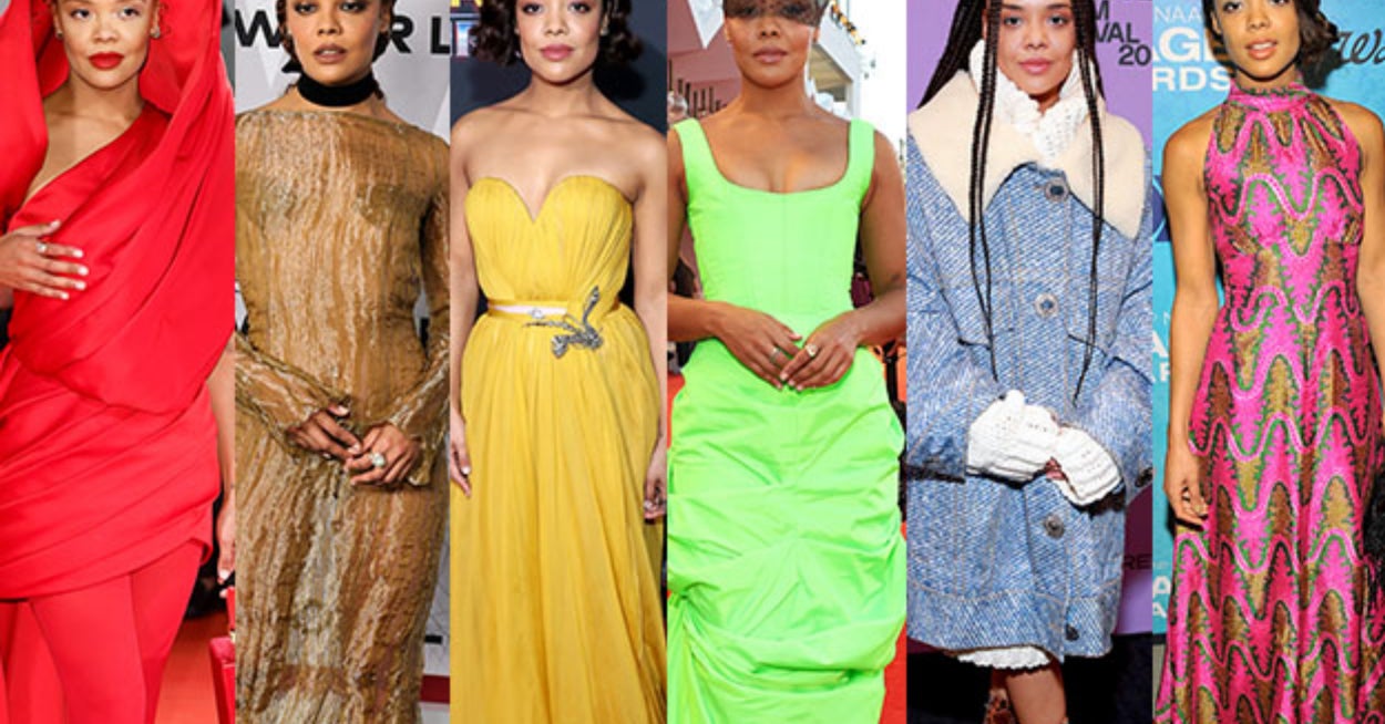 Tessa Thompson Best Looks By Color Poll