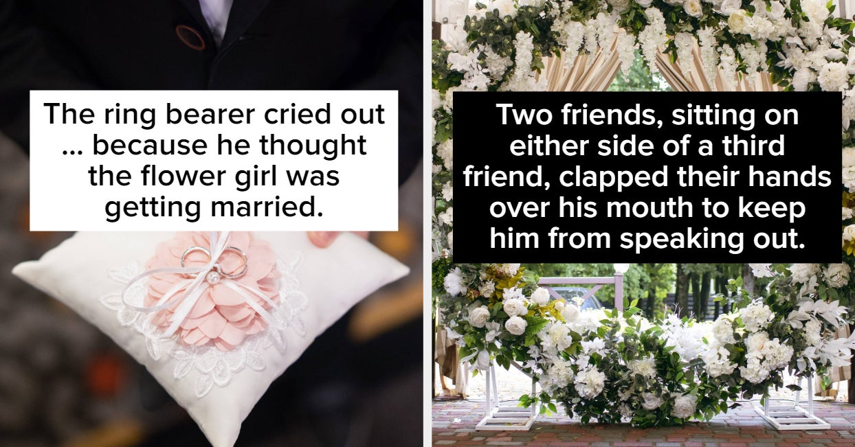 People Who Saw Guests Object At A Wedding