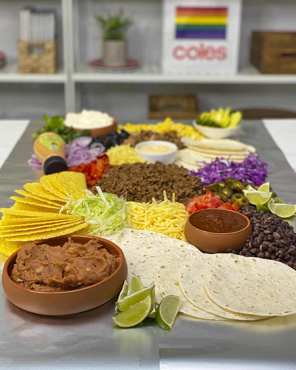 Pride Party Taco Table