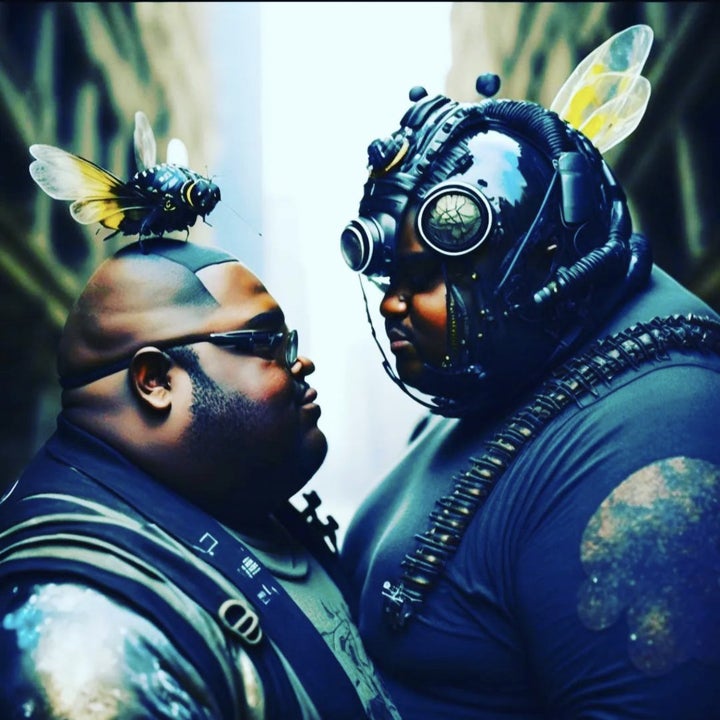 AI Artists Are Creating Fat, Black Sci-Fi Characters