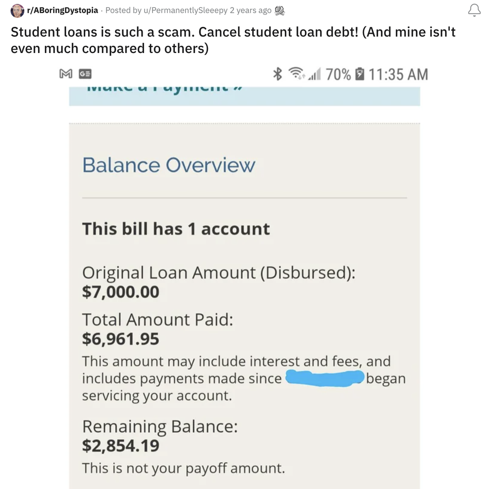 29 Photos Show Impossibility Of Student Loan Pay Off
