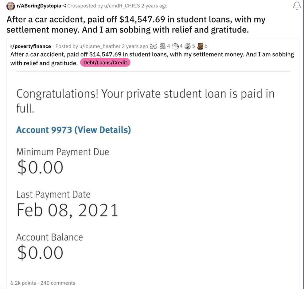 29 Photos Show Impossibility Of Student Loan Pay Off