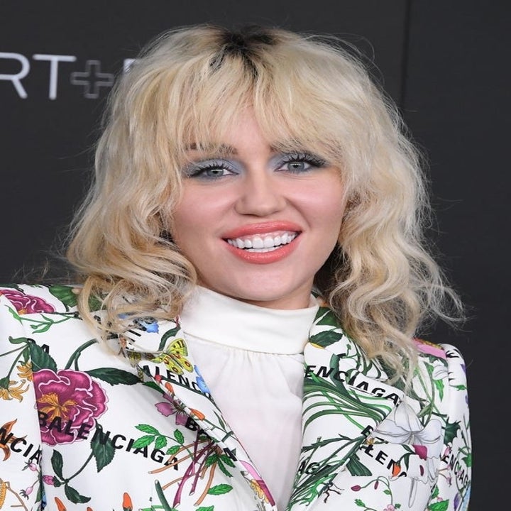 Miley Cyrus And Maxx Morando Red Carpet Appearance