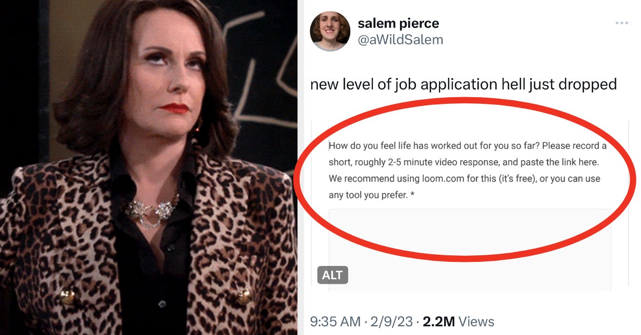 Twitter Woman Shares Inappropriate Job App Question