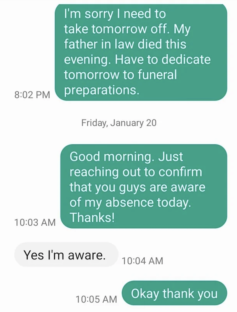 Bosses Should Never Be Able To Text Their Employees And Here Are 25 ...