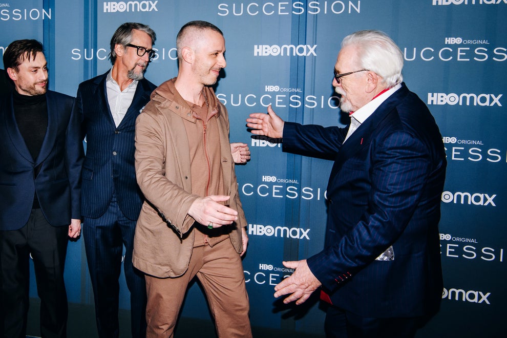 Brian Cox Yelled At Photographers During The "Succession" Premiere