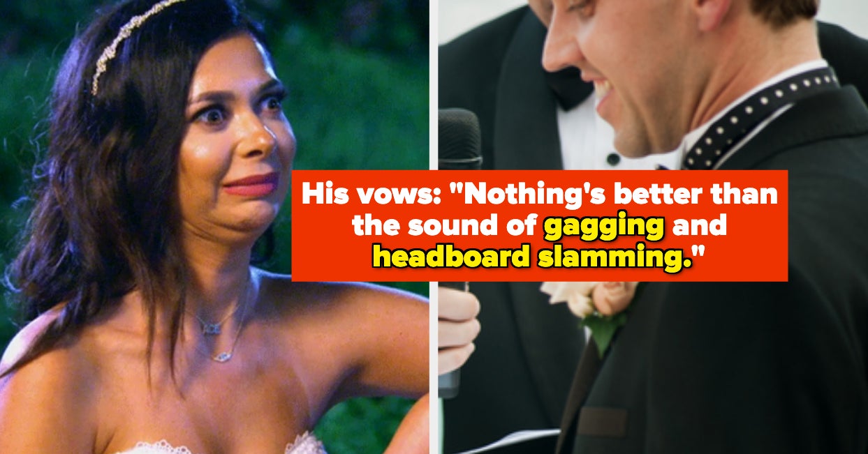 Groom's Controversial Wedding Vows Go Viral On TikTok