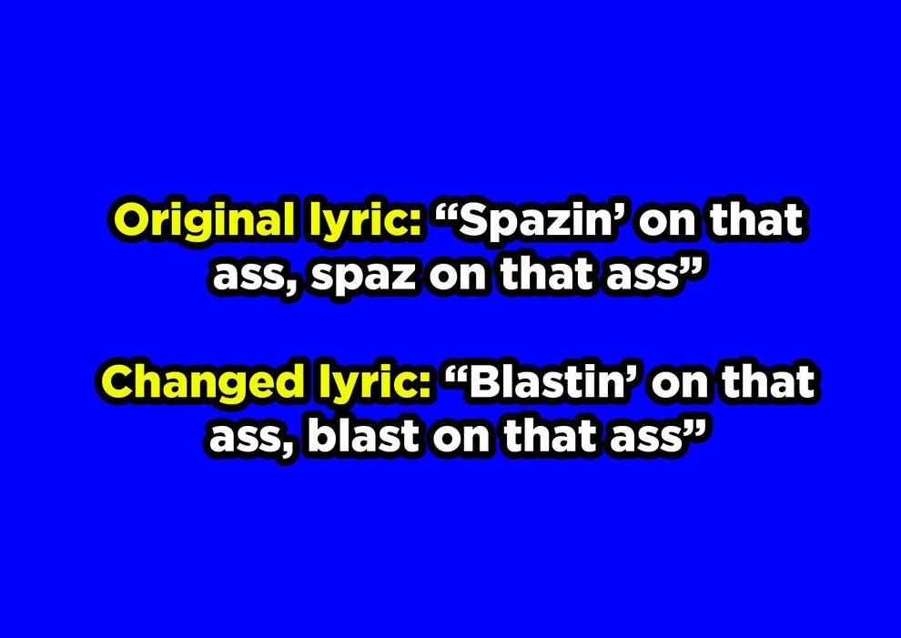 14 Problematic Song Lyrics That Were Changed