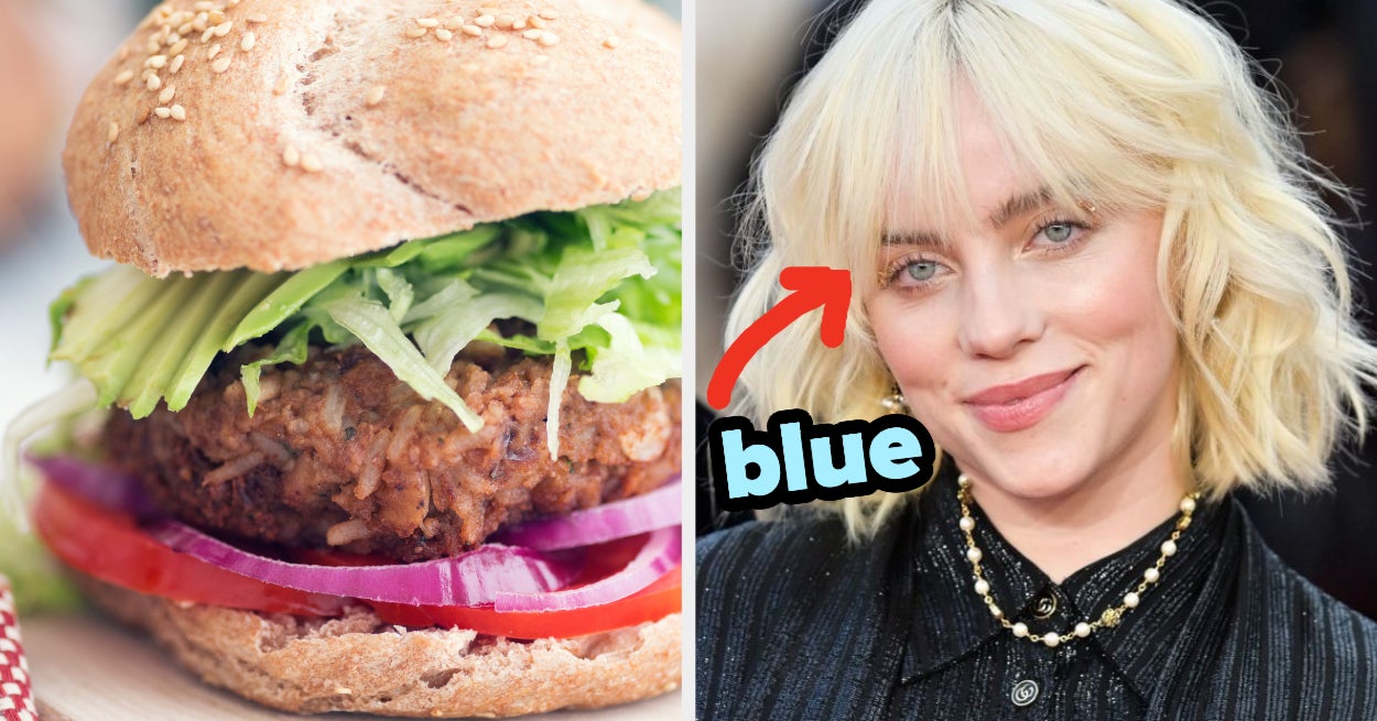 Food Quiz: Make Burger Guess Eye Color