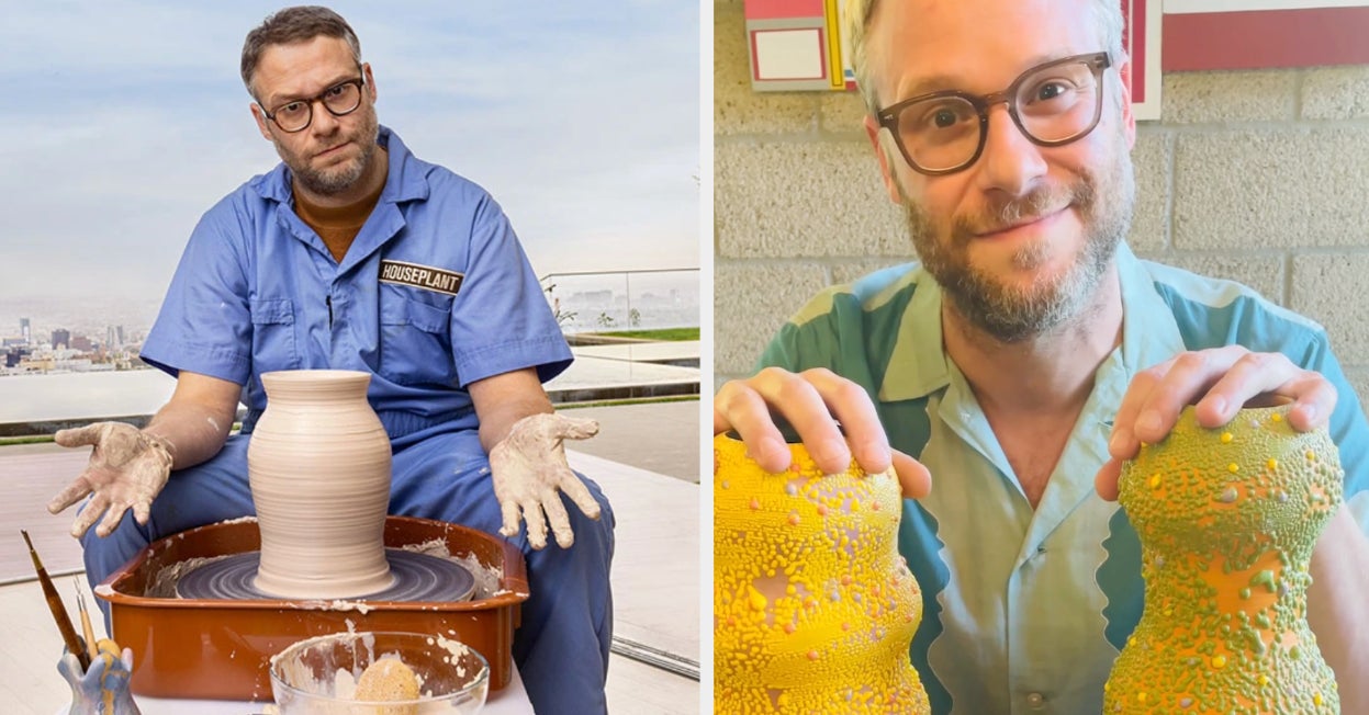 Looking At Seth Rogen's Pottery Because It's His B-Day