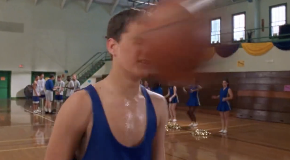 Baffling Video Shows Joshua Jackson Hit With Basketball