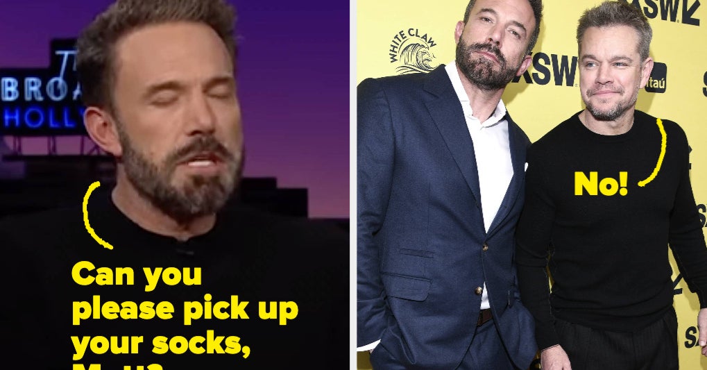 Ben Affleck On Living With Matt Damon As A Roommate