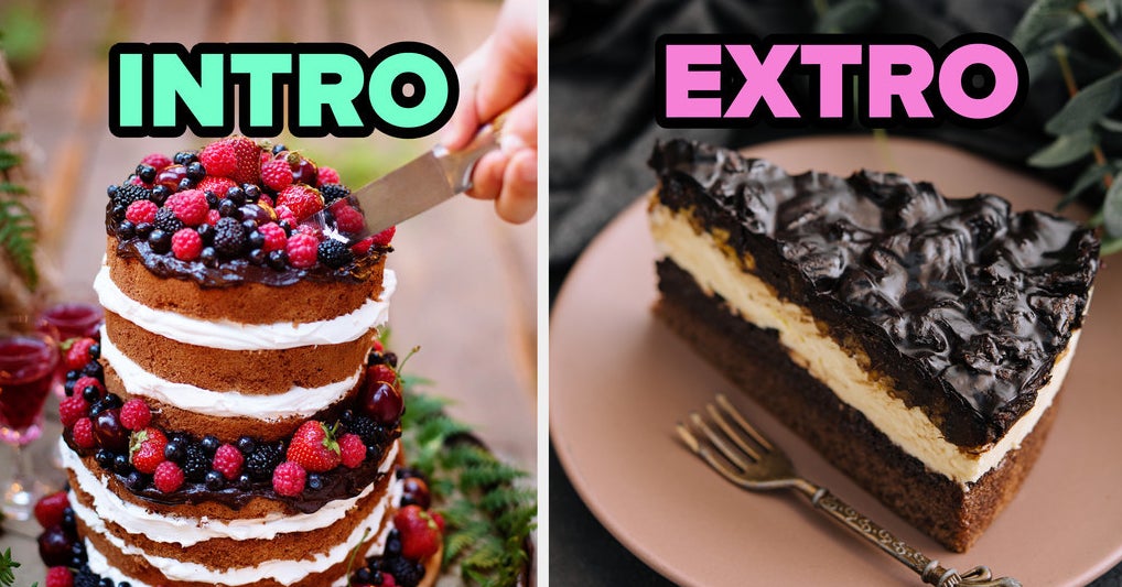 Are You An Introvert Or Extrovert? This Cake Quiz Will Reveal ...