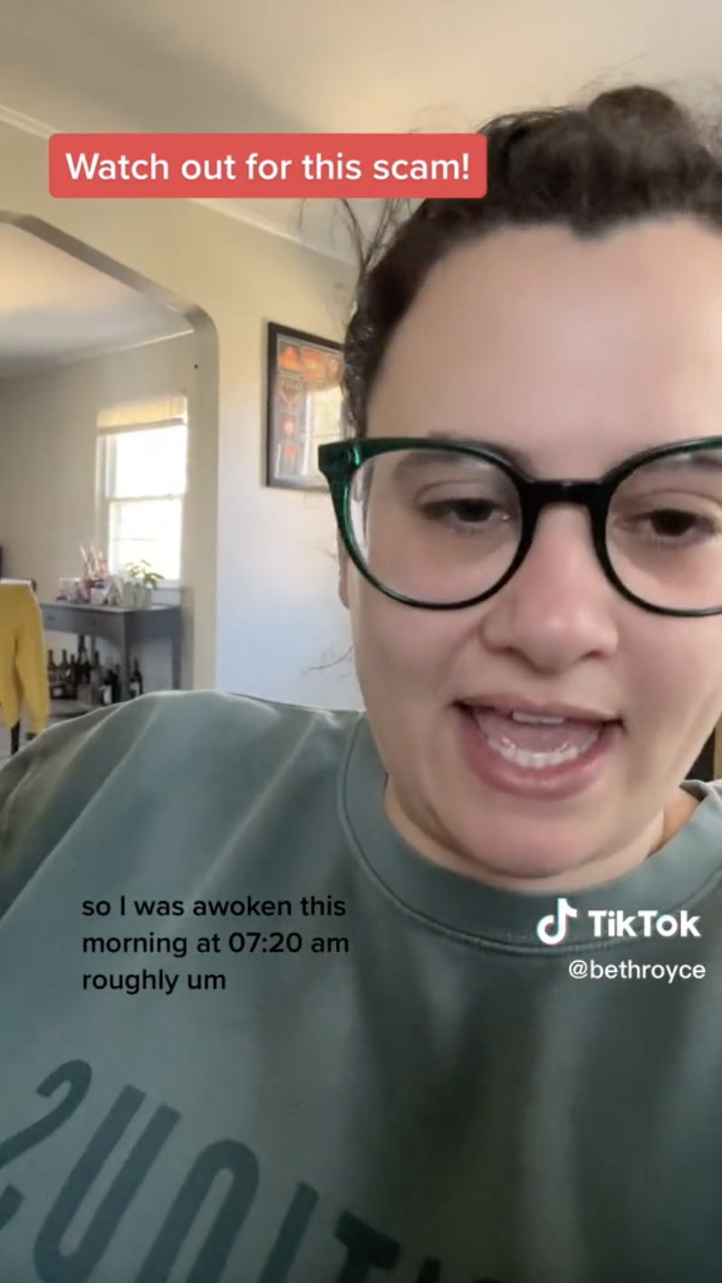 TikTok Woman Warns Against Scam Caller Holding Sister Hostage
