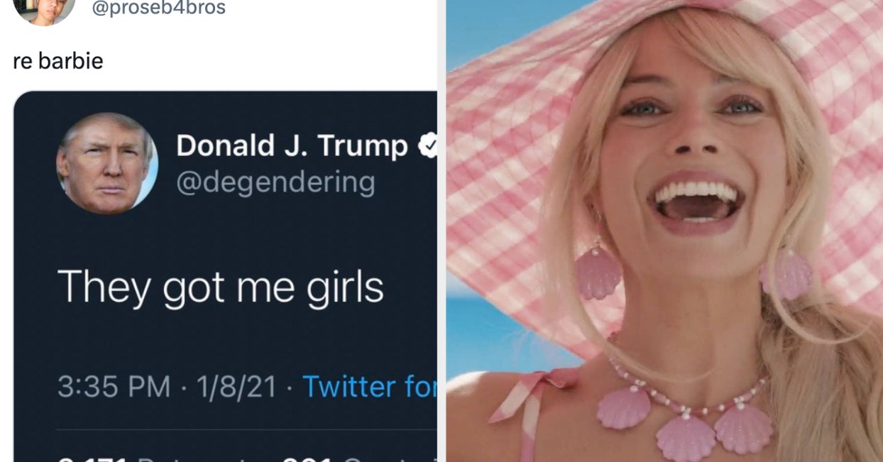 Donald Trump Was Taken Into Custody On The Day Of The New "Barbie ...